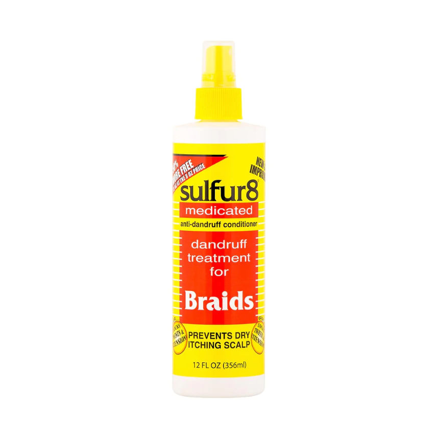 Sulfur 8 Medicated Dandruff Treatment Spray For Braids | P3 Hair